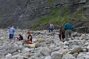 Lyme Regis No 4: The Town and Beach – Stuart Aken