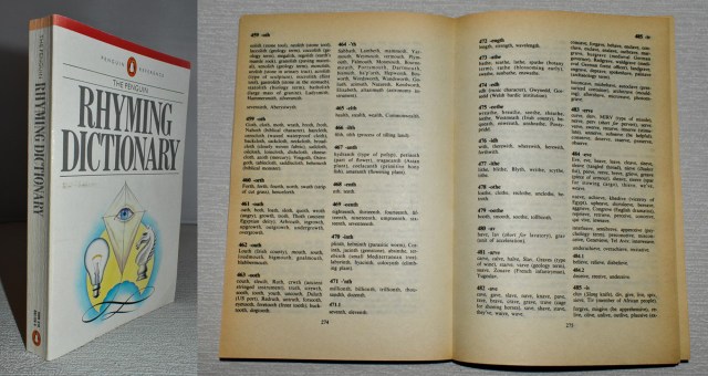 Finding the Write #Words? No. 35: The Penguin Rhyming Dictionary ...